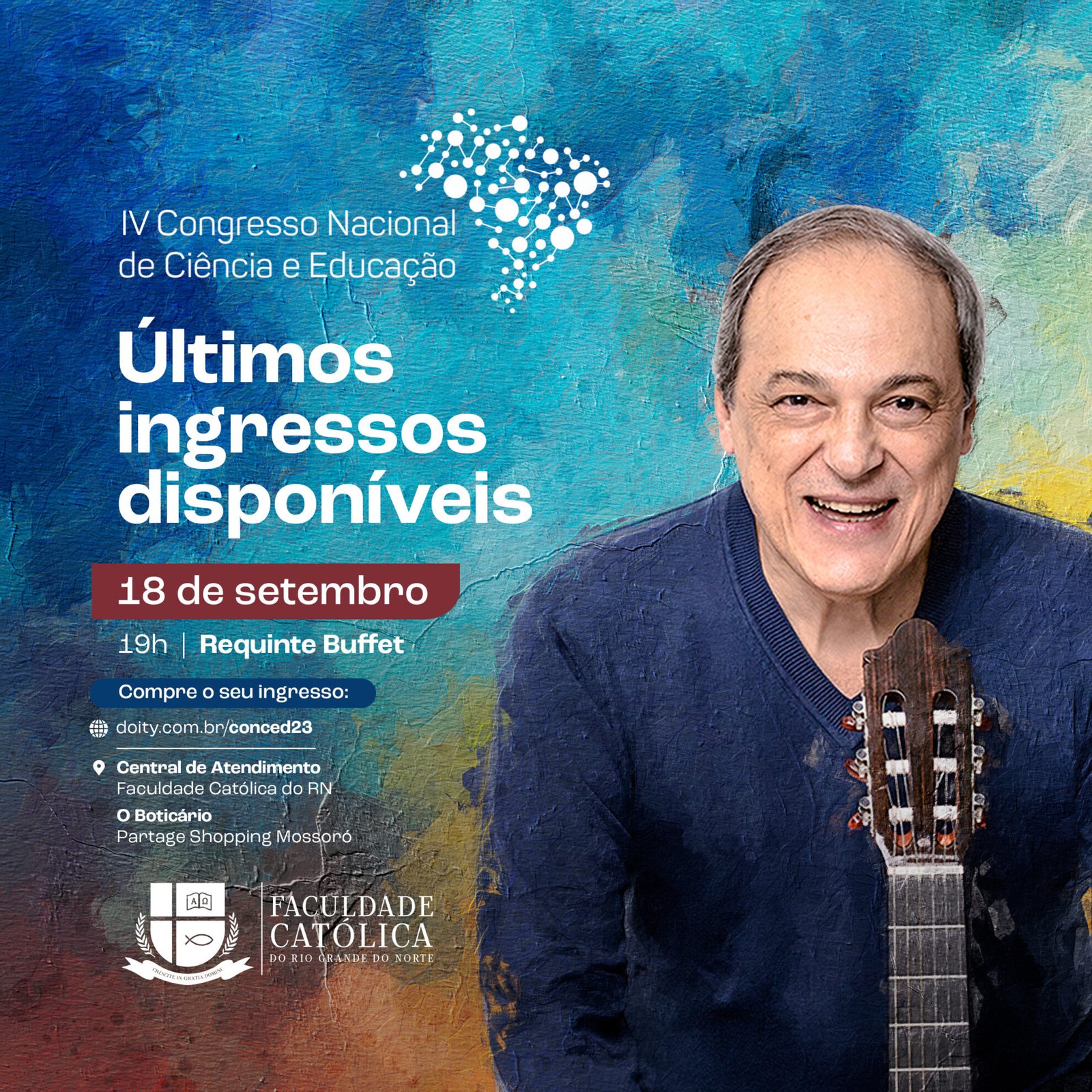 Toquinho abrirá Congresso Nacional de Ciência e Educação – Saulo Vale